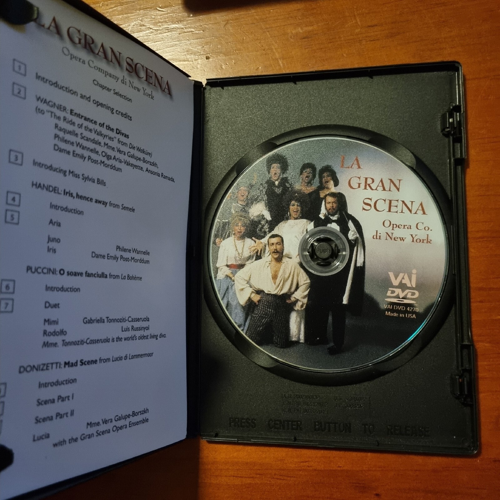 La Gran Scena Opera Company Di New York Live in Munich 1985 (DVD) Luis ...