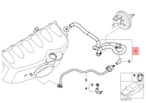Genuine BMW E46 Vacuum Control Sucking Jet Pump with Lines OEM ...
