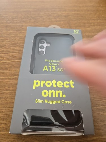 Protect ONN Samsung Galaxy A13 5G Slim Rugged Cell Phone Case Black | eBay