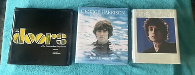 5 ROCK N ROLL autobiography books/Doors /Dylan/ Harrison/Springsteen ...