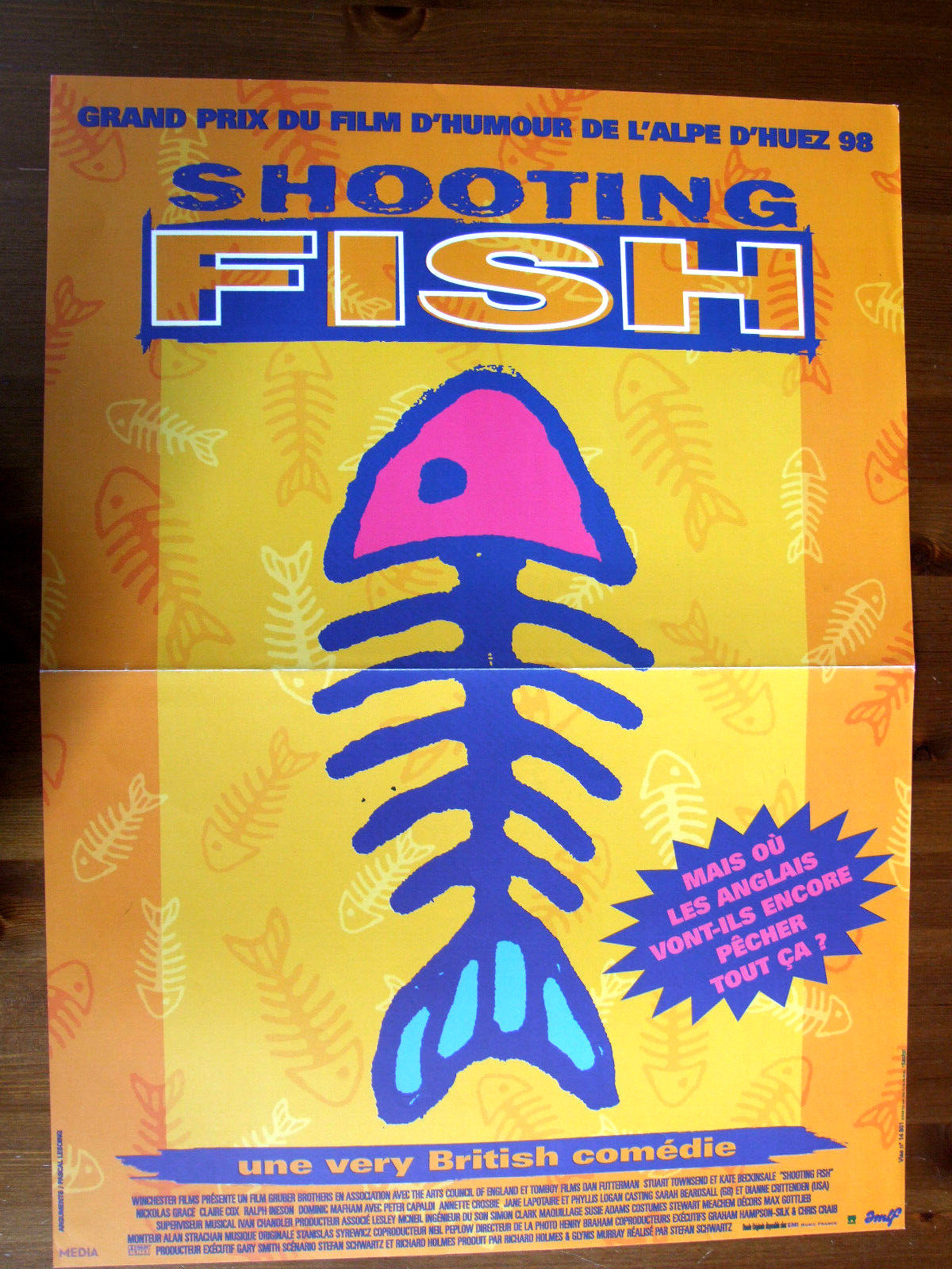 AFFICHE SHOOTING FISH KATE BECKINSALE STEFAN SCHWARTZ 1997 40 X60 CM | eBay
