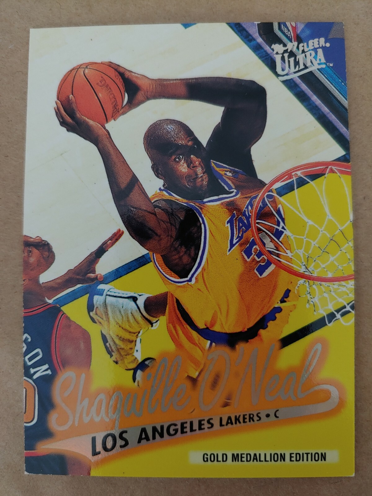 SHAQUILLE O'NEAL SHAQ 1996-97 FLEER ULTRA #G-204 GOLD MEDALLION ...
