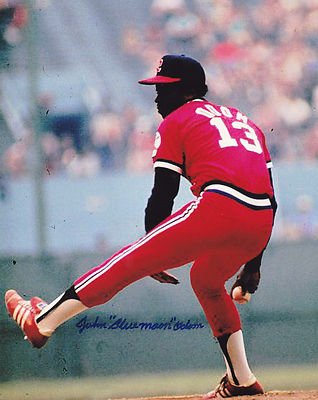 JOHN "BLUE MOON" ODOM CLEVELAND INDIANS ACTION SIGNED 8x10 | eBay