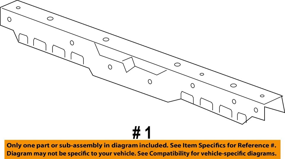 GM OEM 18-23 Equinox Radiator Support Radiator Support-Upper Tie Bar ...