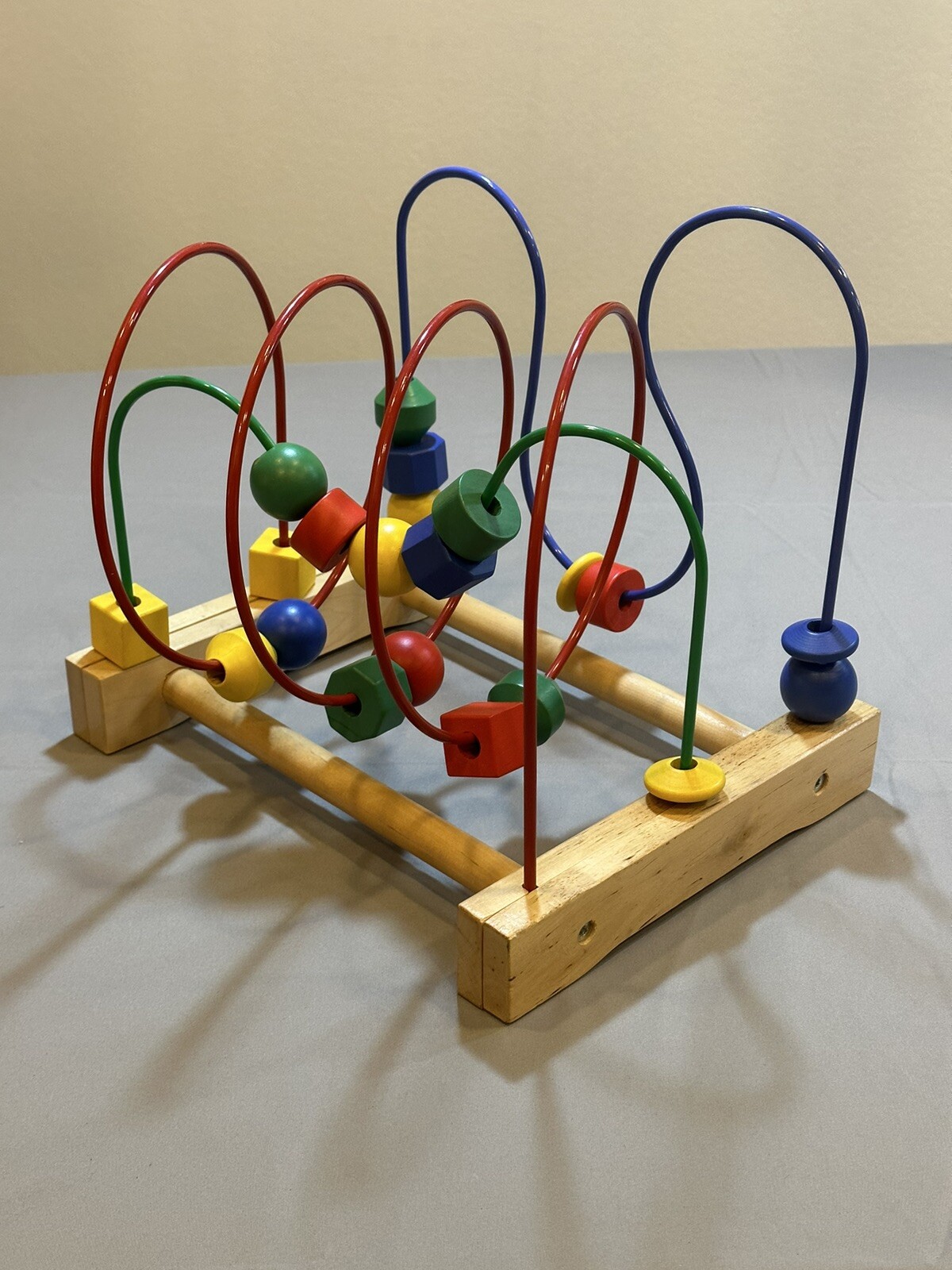 Ikea Wooden Bead Maze Toy Roller Coaster Baby Toddler Developmental ...