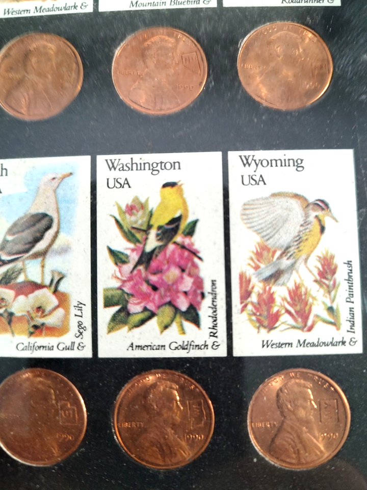 1990 Heritage of the United States of America 50 States Penny and ...