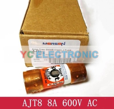 10pcs/Box New For Ferraz Shawmut Mersen AJT8 AMP-TRAP Class J Fuse 8A ...