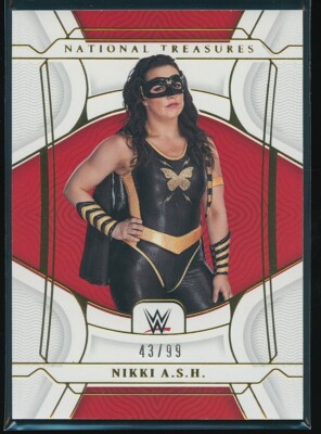 Nikki Ash 2022 Panini Chronicles WWE National Treasures #458 /99 | eBay