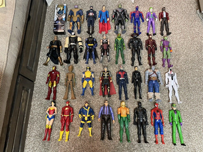 Marvel / DC 12 Inch Action Figures Toy Lot of 32 - FREE SHIPPING ! | eBay