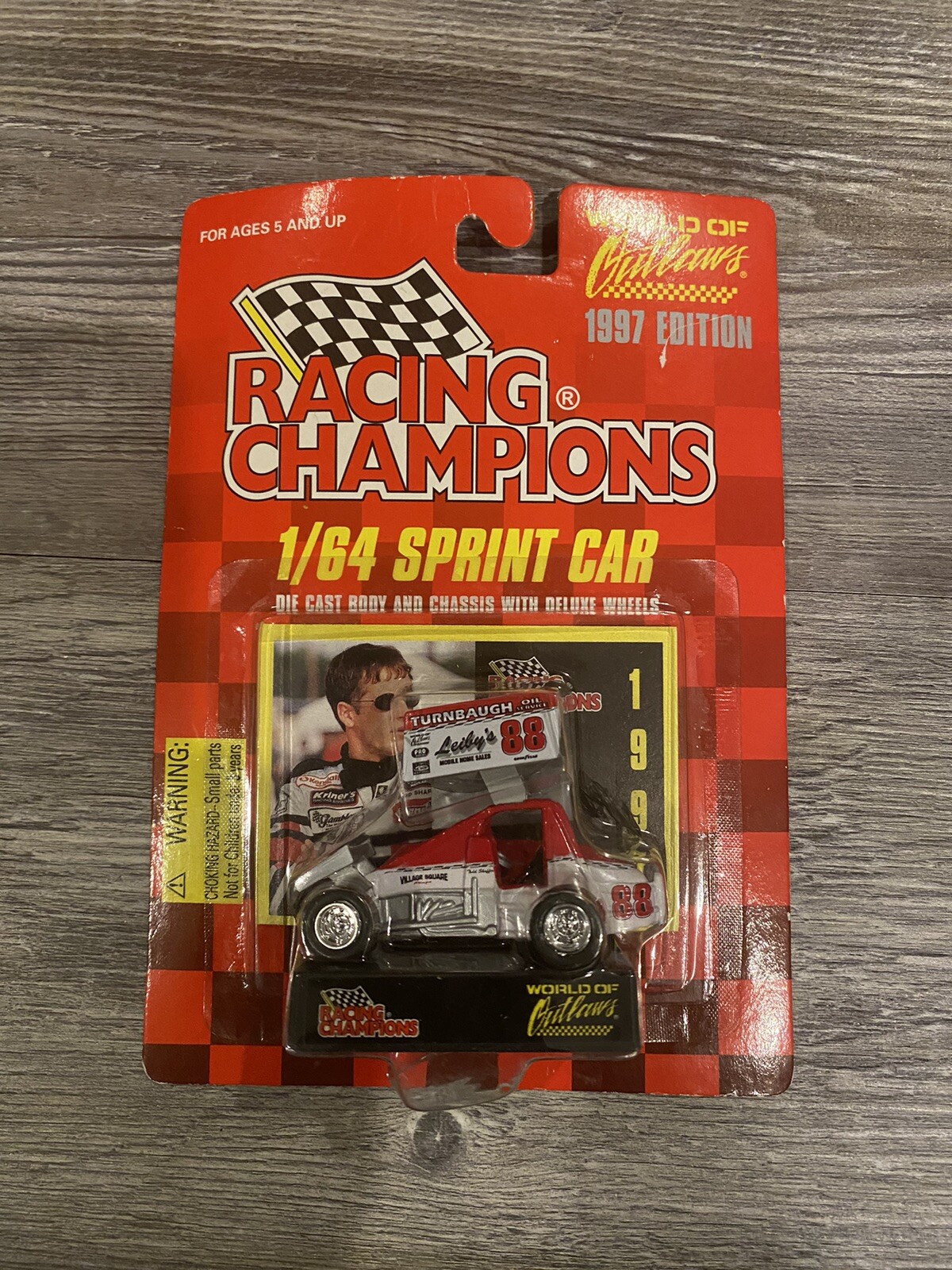 Racing Champions World of Outlaws 1997 Edition Driver Todd Shaffer Car ...