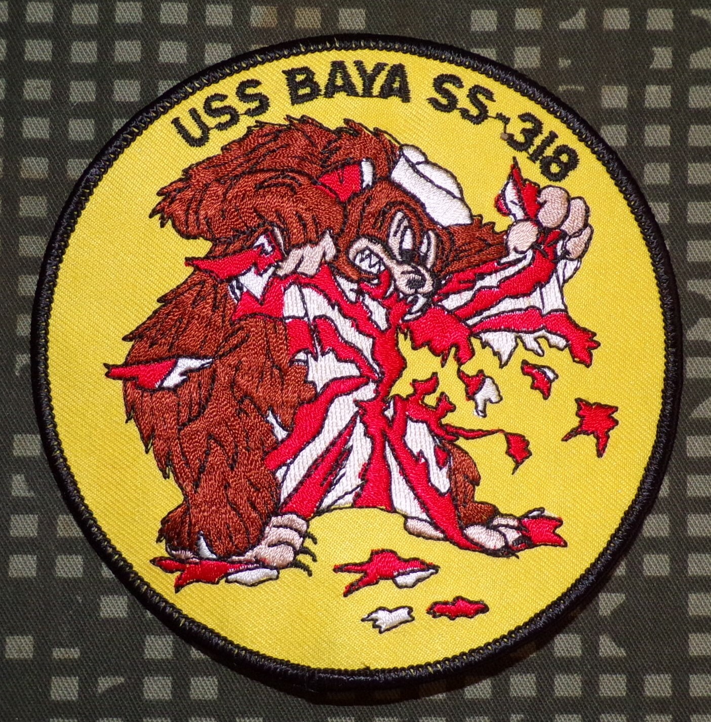 US Navy USS Baya SS 318 Submarine Embroidered Full Color Patch | eBay