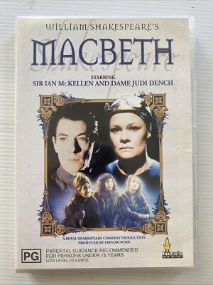 DVD - MACBETH (1970) R4 - Ian McKellen - Judi Dench | eBay