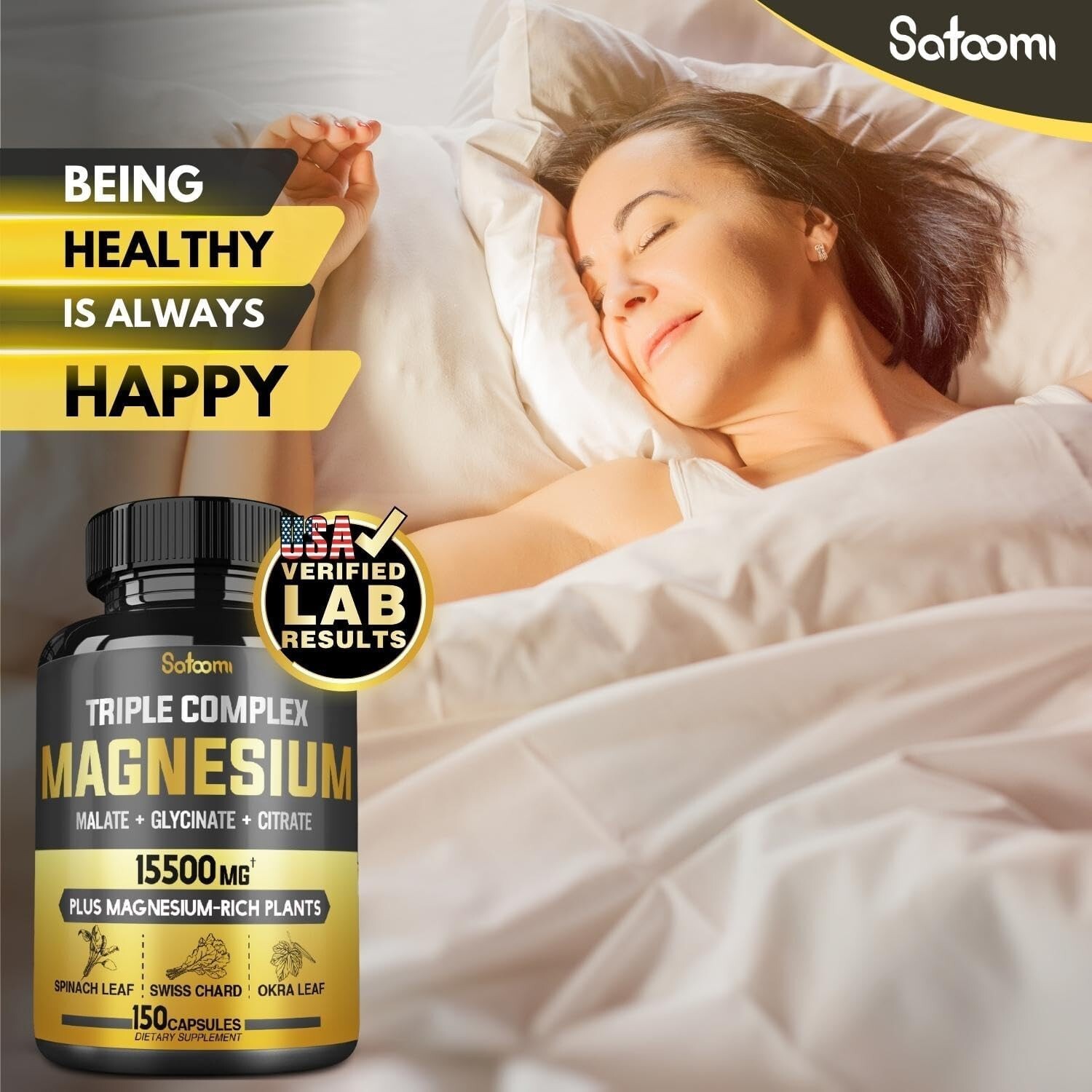 11in1 Triple Magnesium Complex Supplement 15500 mg- Blended from ...