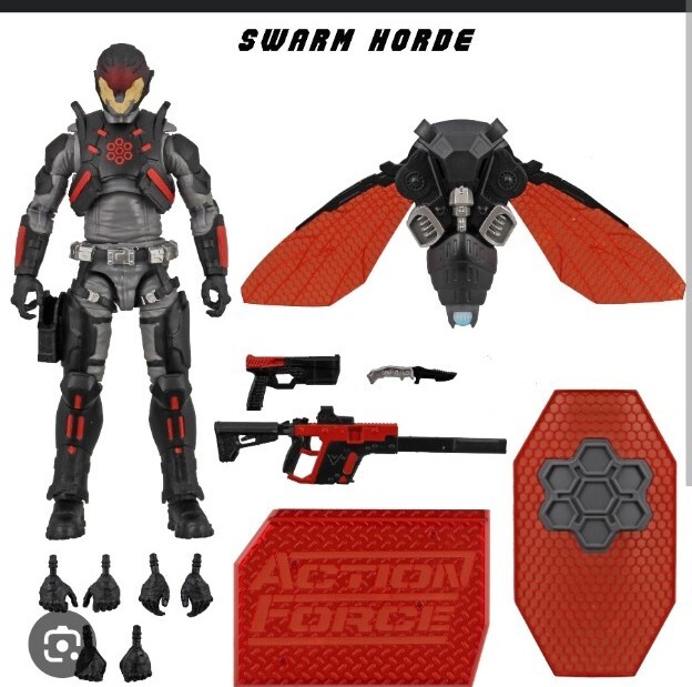Valaverse Action Force Series Swarm Horde Power-Con Exclusive 2023 ...