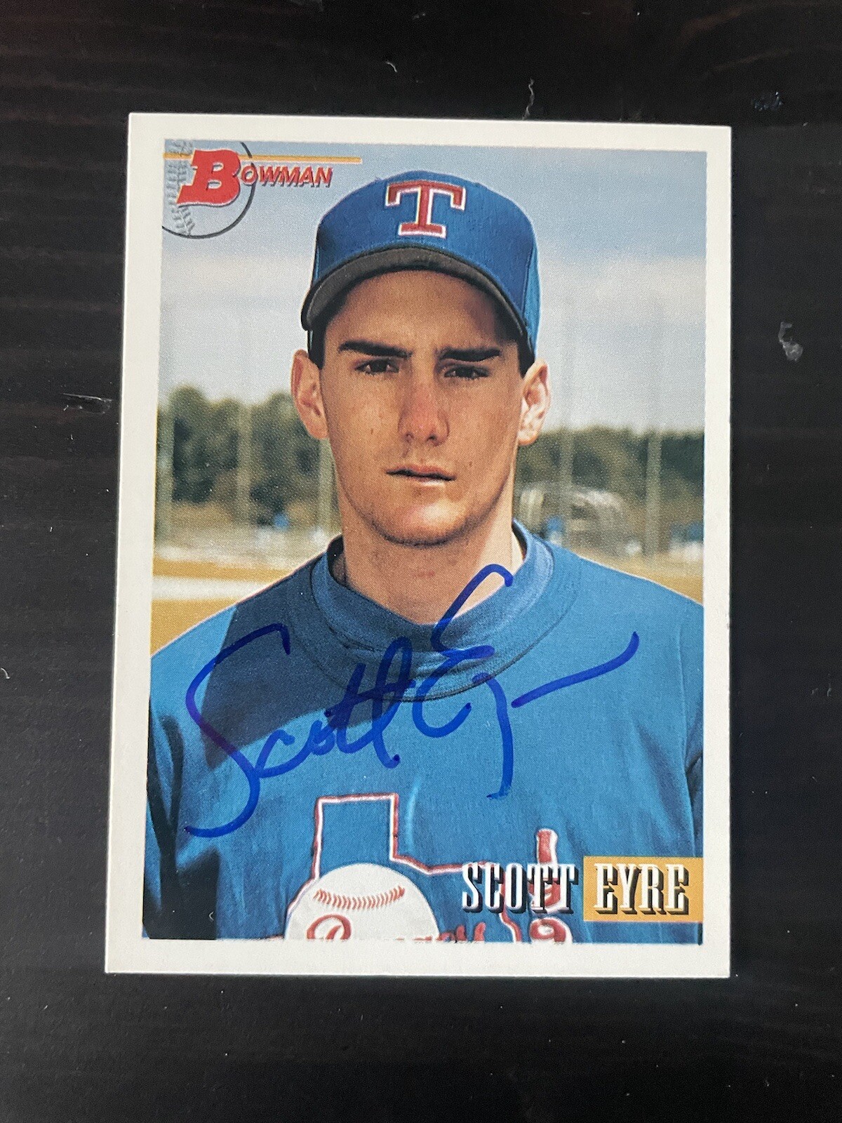 1993 Bowman #277 Scott Eyre Texas Rangers Signed Card Autographed | eBay