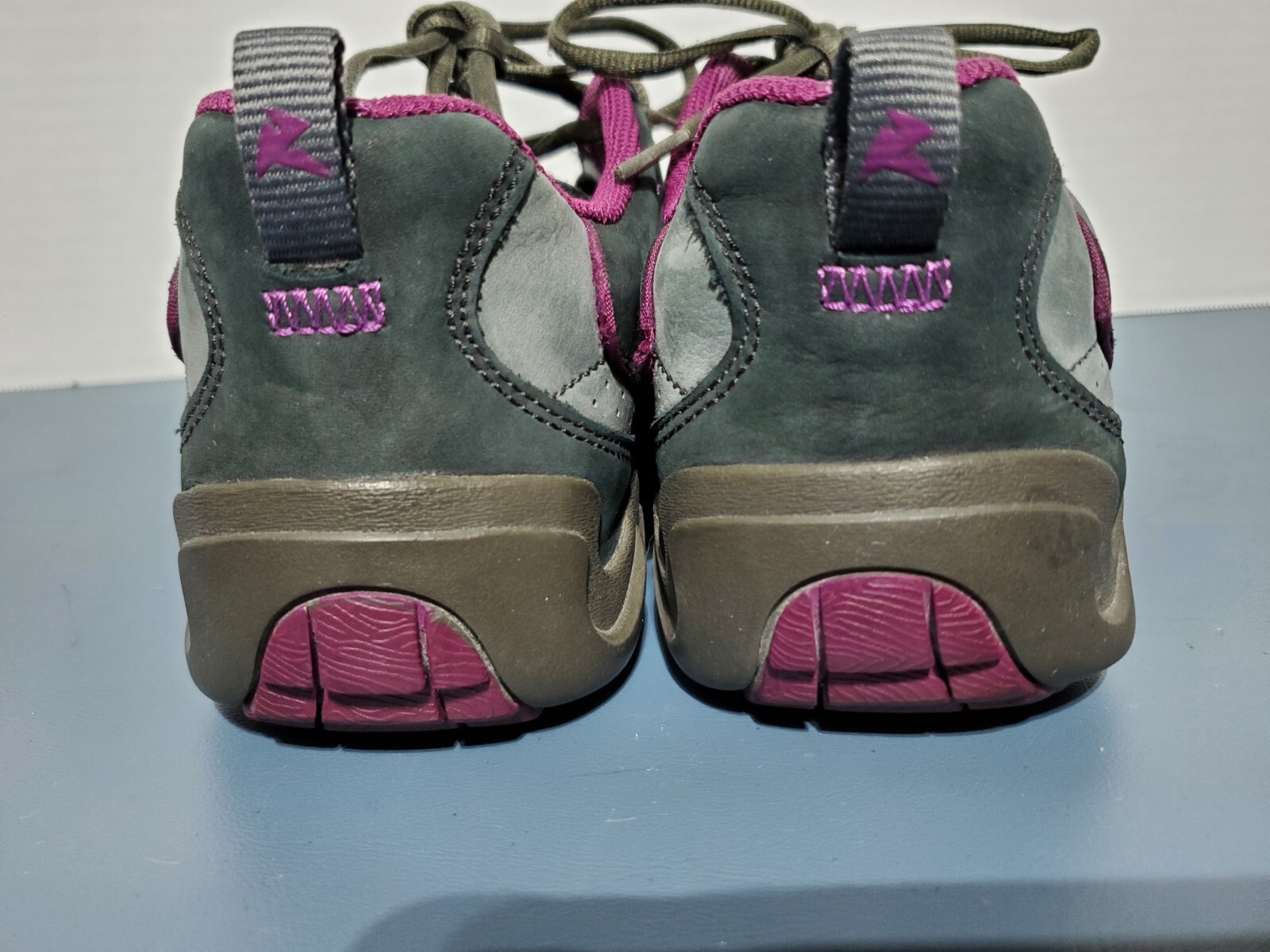 Ecco Receptor Hiking Trail Trek Shoes Grey/ Purple Wo… - Gem