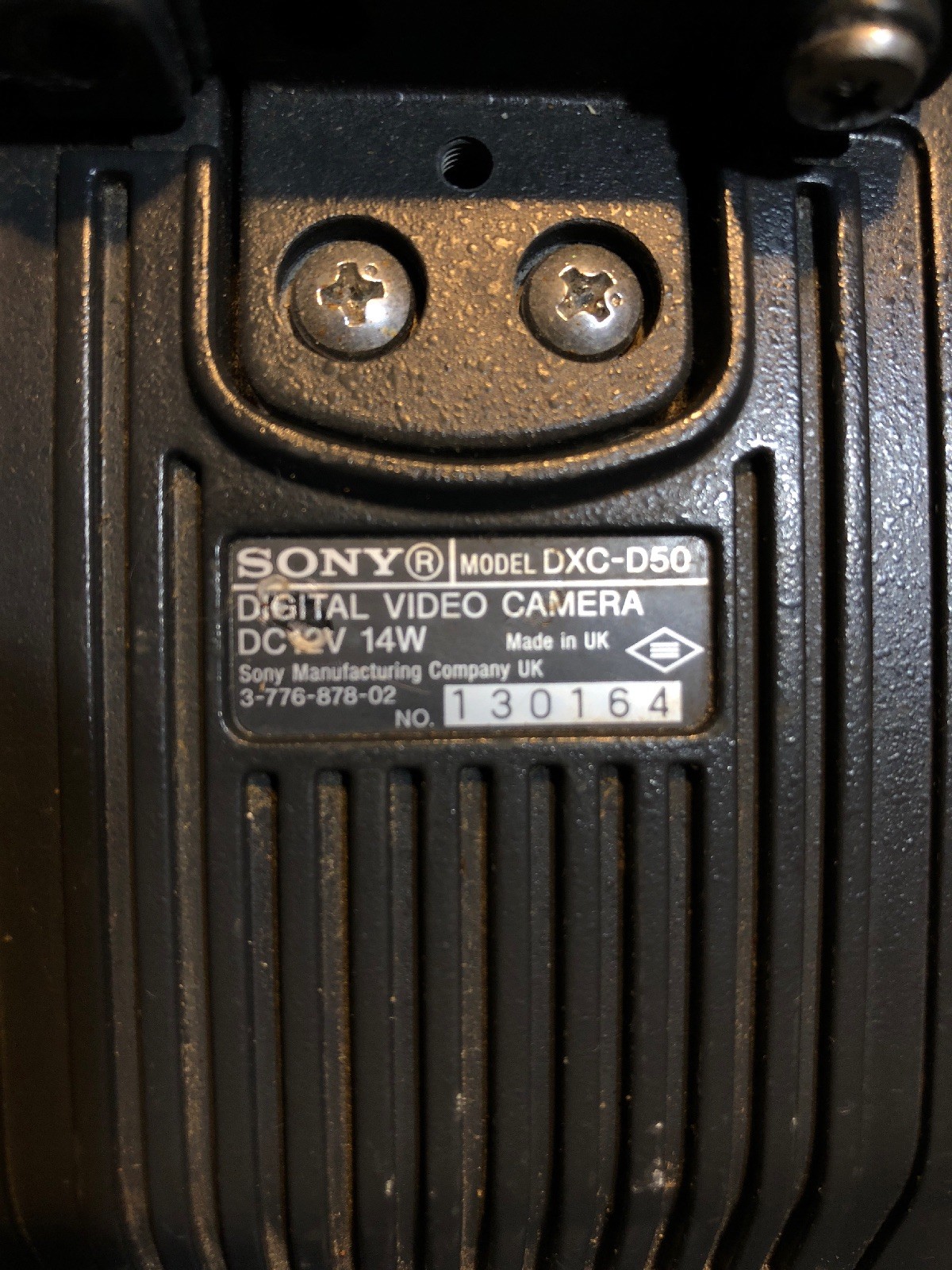 Sony DXC-D50 Camcorder - Gray for sale online | eBay