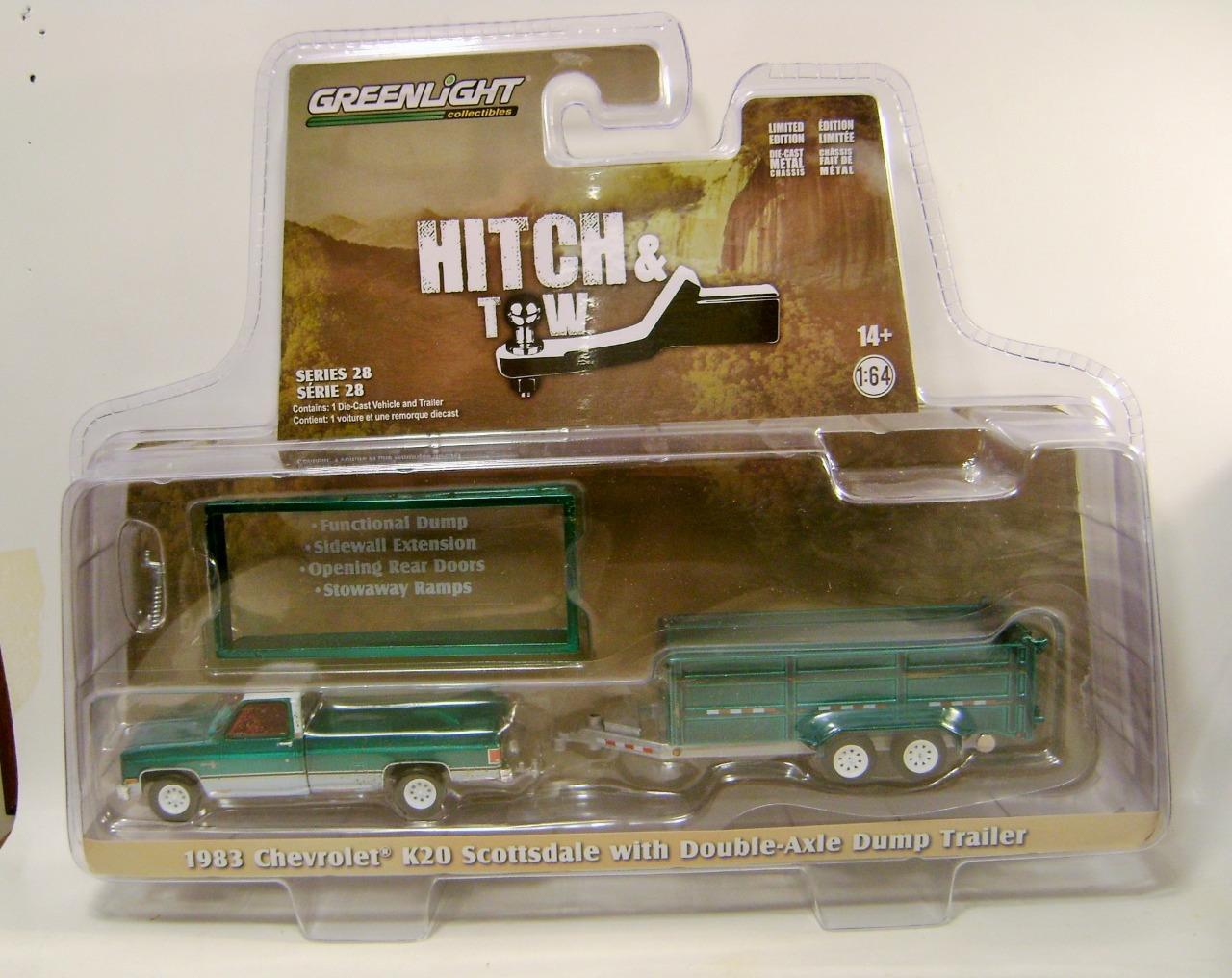 1983 '83 CHEVY K20 SCOTTSDALE & TRAILER CHASE HITCH & AND TOW ...