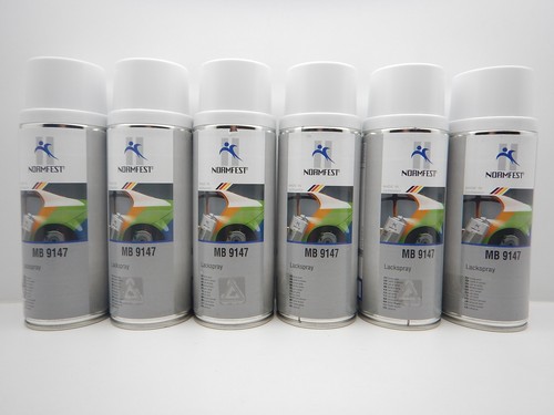 6x ARKTIKWEISS WEIß MERCEDES BENZ 9147 LACK SPRAY SPRAYDOSE 400ML | eBay.de