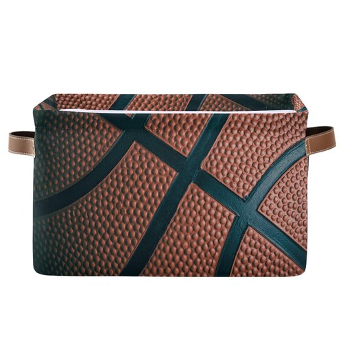 Storage Basket Cube Basketball Sport Large Collapsible Toys Storage Box ...
