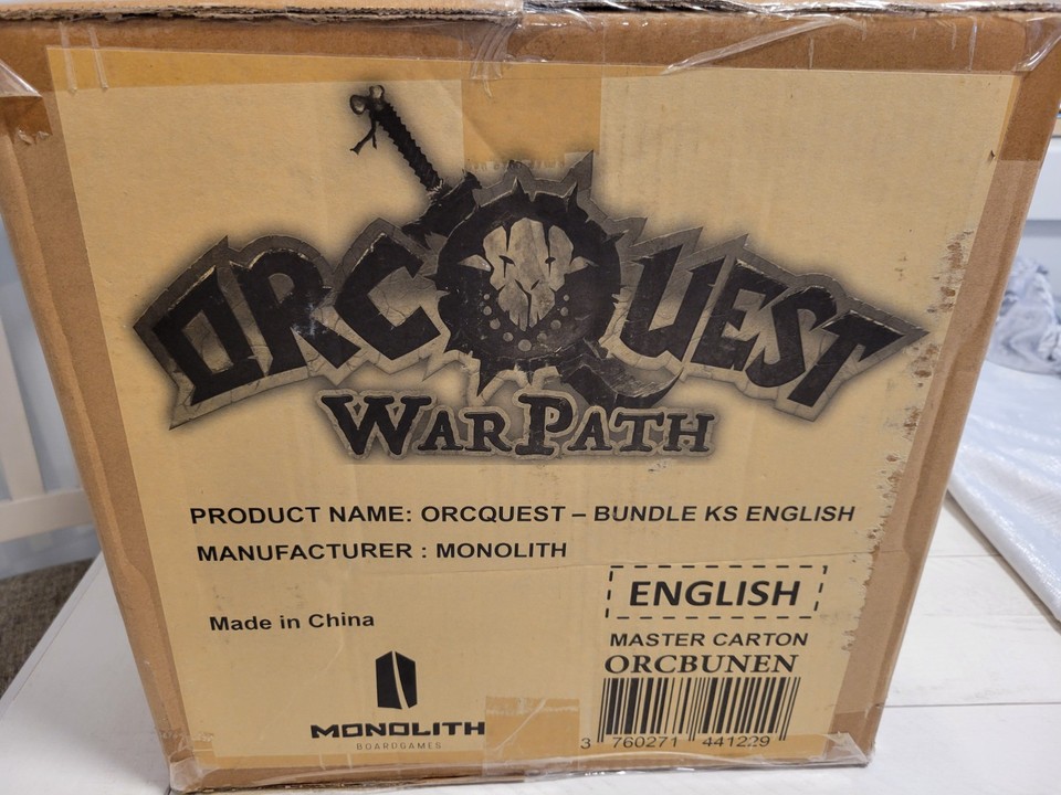 OrcQuest Warpath Resurrection All-In Kickstarter Board Game Monolith ...