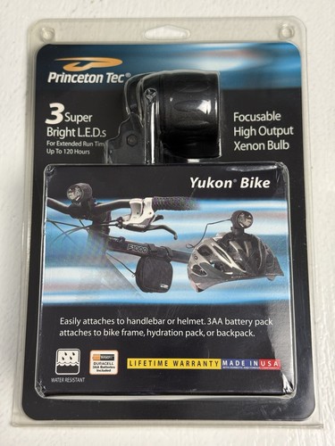 PRINCETON TEC Yukon Bike 3 LED Bicycle Light System Handlebar Helmet Attachable | eBay