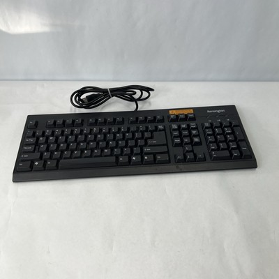 Kensington Wired Keyboard for Life K64370, Black. Tested & Works! Clean ...