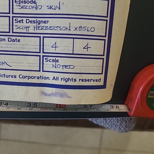 Rare Original Star Trek Deep Space Nine 24"x36" Set Blueprint | eBay