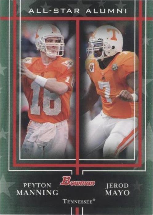 2009 Bowman Draft Picks - All-Star Alumni Combos Peyton Manning, Jerod ...