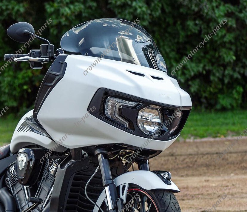 For Indian Challenger Models 2020-2024 Front Headlight Vent Mesh Trim ...