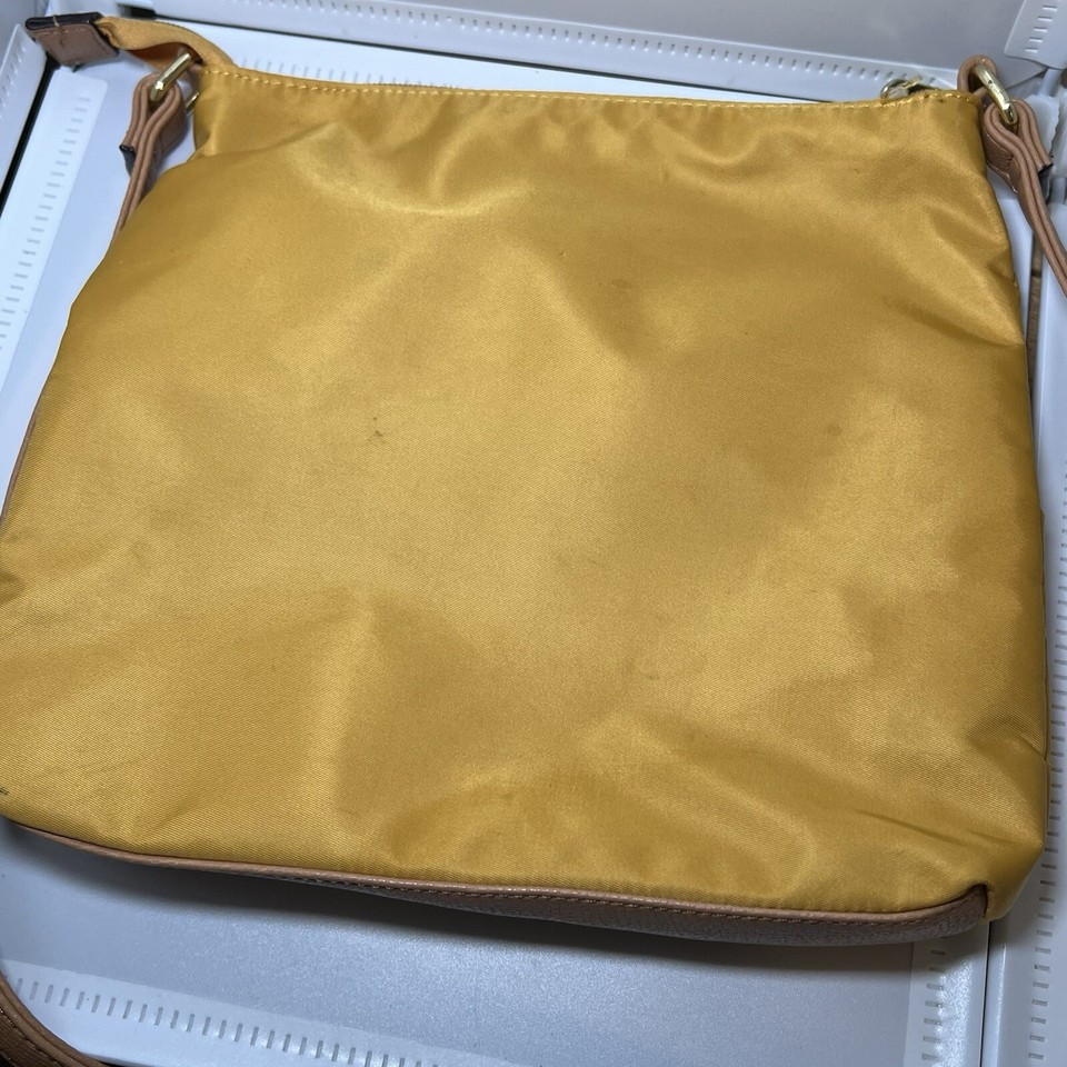 tutilo new york Yellow Mustard Nylon Microfiber Large X-body bag | eBay