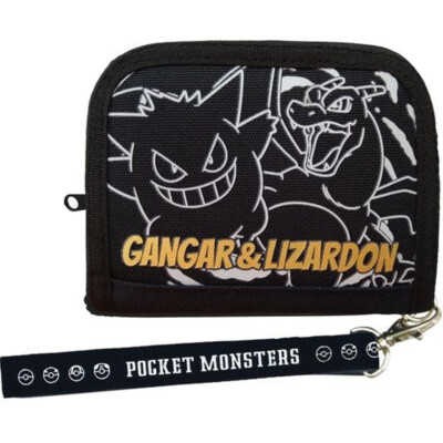 POKEMON Gengar & Charizard Round Wallet Black | eBay