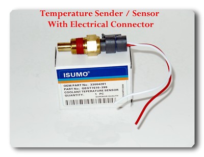 Coolant Temperature Sensor W/ Electrical Connector Fits: Chevrolet 1985 ...