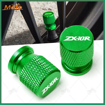 CNC Accessories Wheel Tire Valve Stem Caps Cover for Kawasaki NINJA ...