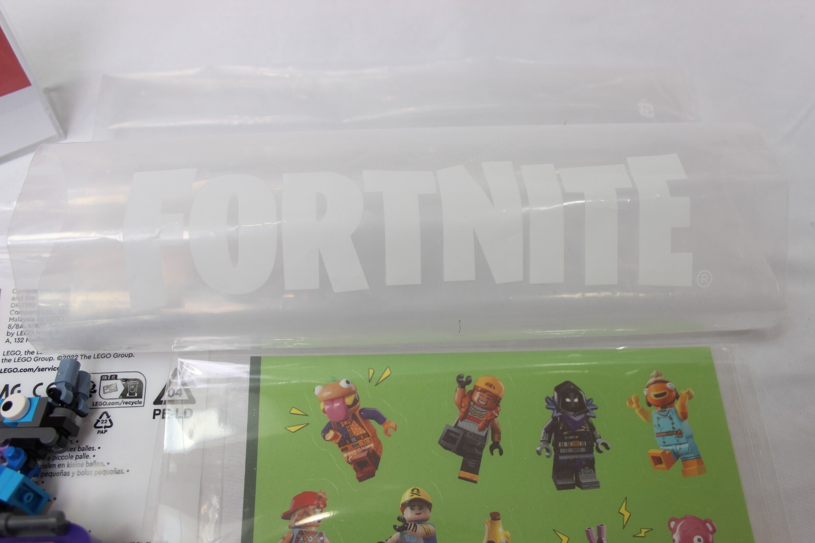 Fortnite Lego Loot Llama + Sticker set + bag Japan SHIBUYA Exclusive ...