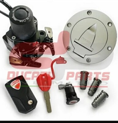 DUCATI MULTISTRADA 1200 GEN1 HANDS FREE IGNITION 1 FOB 1 RED KEY GAS ...