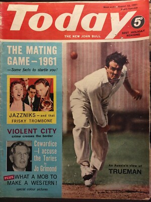 TODAY - The New John Bull Weekly UK Magazine August 12 1961 Freddie ...