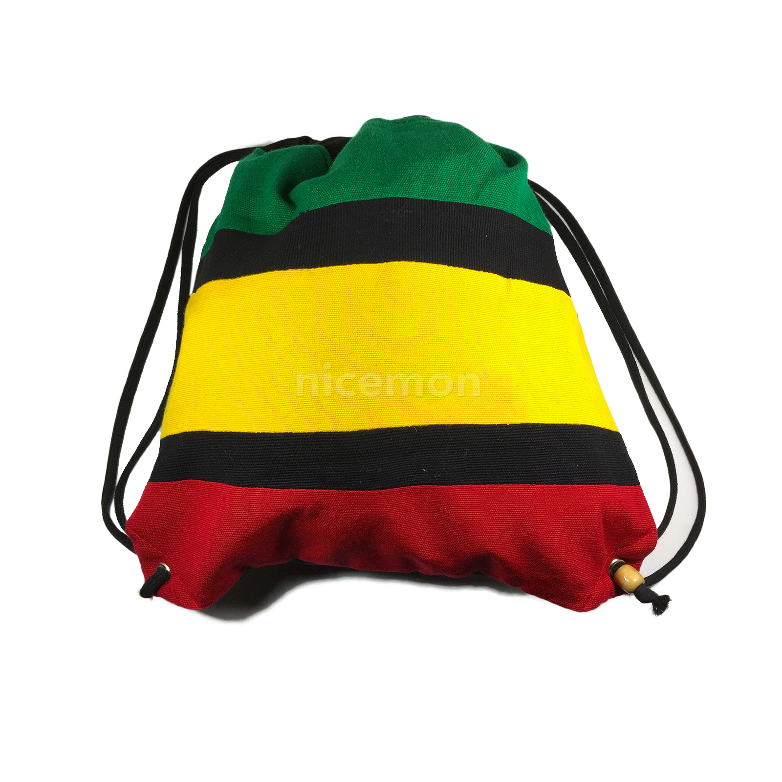 Rasta Duffle Square Sack Ez Backpack Back Pack Reggae Marley Jamaica 15 ...