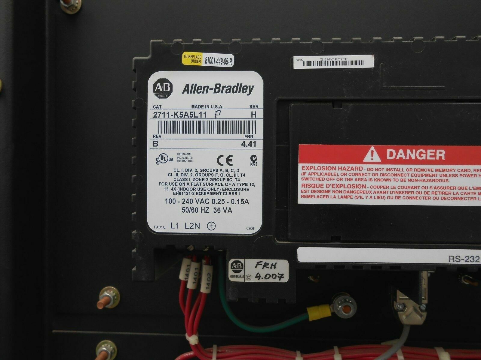 ALLEN BRADLEY 7000A-A140DED-RPDTD VARIABLE FREQUENCY VFD 5000 V 4160 ...