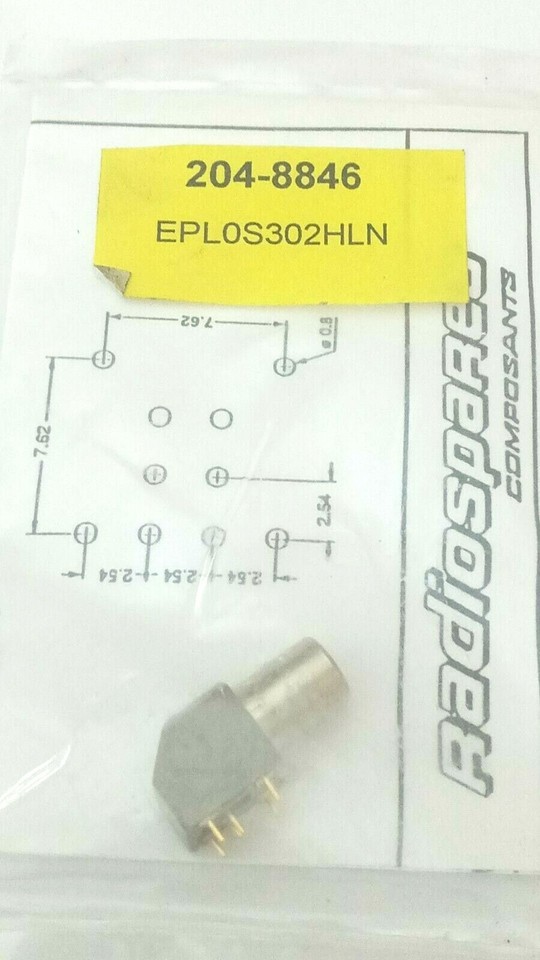 1pcs Lemo Connector Type Eplsos302hln 204-8846 Panel Mount Connector 2 ...