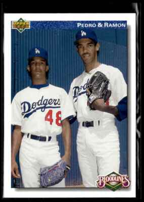 1992 Upper Deck Gold Hologram Pedro Martinez/Ramon Martinez Los Angeles ...