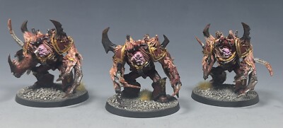 Warhammer 40K - Chaos Space Marine 3 Mutilators -OOP Finecast Painted ...
