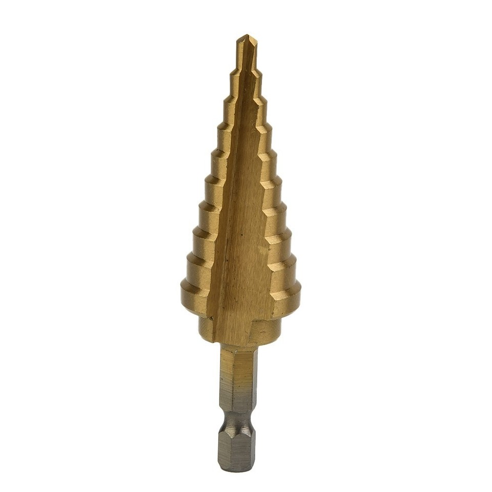 Hex Wood Metal Chamfer Step Cone Drill Bit Cutting Hole Deburring Steel ...