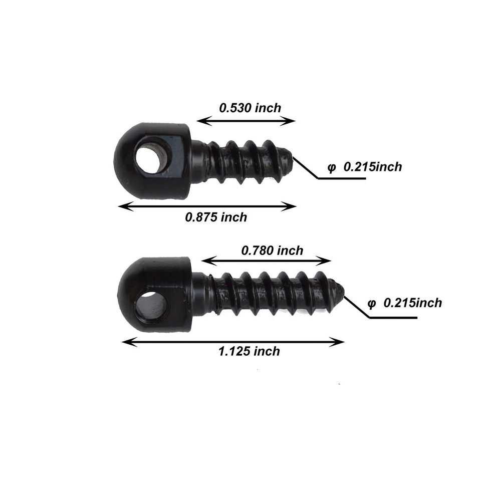 SHWEAPY Sling Swivel Studs Wood Screw Studs,6 Pcs Sling Mounting Kit | eBay