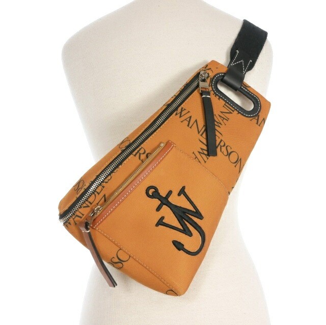 JW Anderson Anchor Bum Bag With All-over Logo Print Anchor Embroidery ...