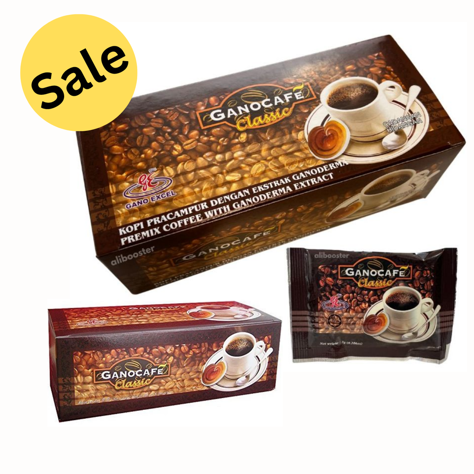 NEW 3x PACK GANO CAFE Classic Black Coffee Ganoderma Lucidum No Sugar ...