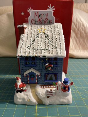 2014 Hallmark Keepsake “Deck the House” Tabletop MP3 Player Light Show ...