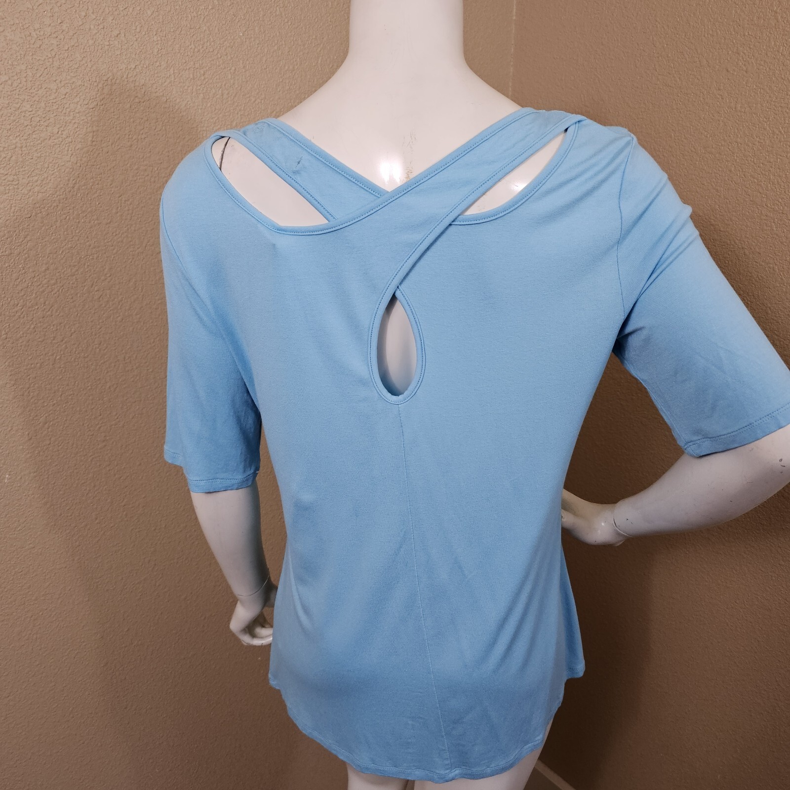 KRIMSON KLOVER Open Cross-over Strap Design Back Top … - Gem