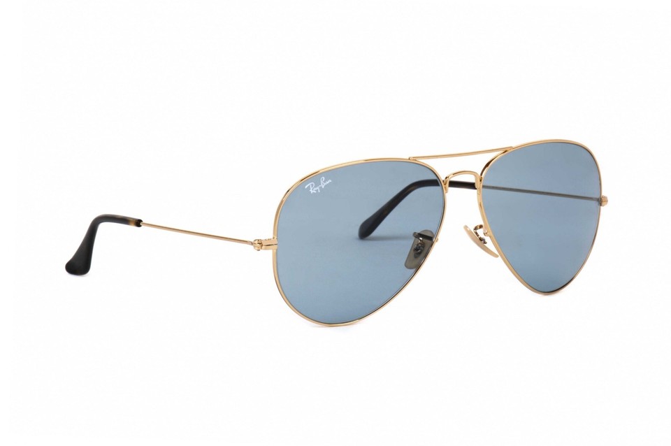 Ray Ban AVIATOR RB sunglasses 3025 9192/62 Italy 62 14 140-blue | eBay