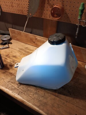 Kawasaki KLR 250 Gas Tank - Original | White | Steel | OE | Fuel Tank Cap